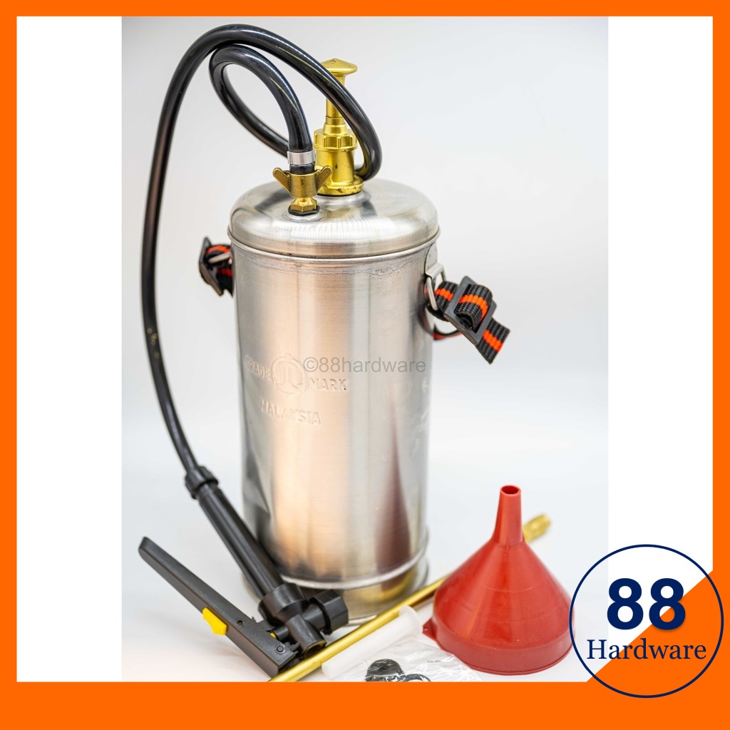 4L Anchor Knapsack Stainless Steel water sprayer pump Pam racun Pam ...