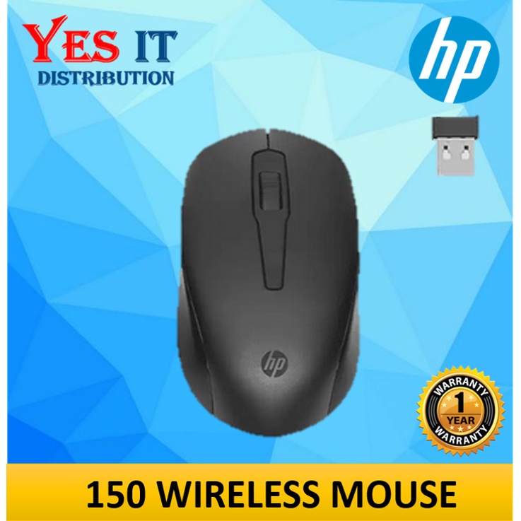 HP 150 Wireless Mouse Black (2S9L1AA) | Shopee Malaysia