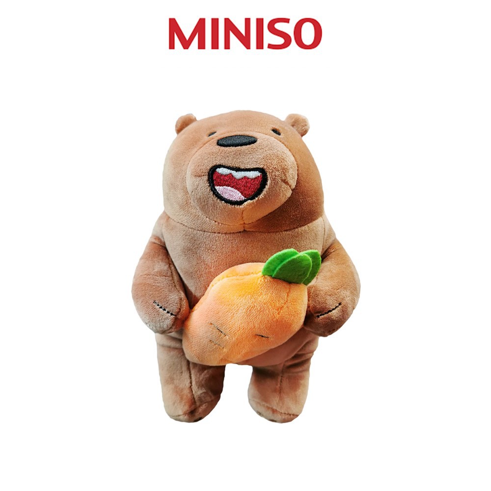 MINISO We Bare Bear - Festival Series Plush Toy (Grizzly) 6958085585414 ...