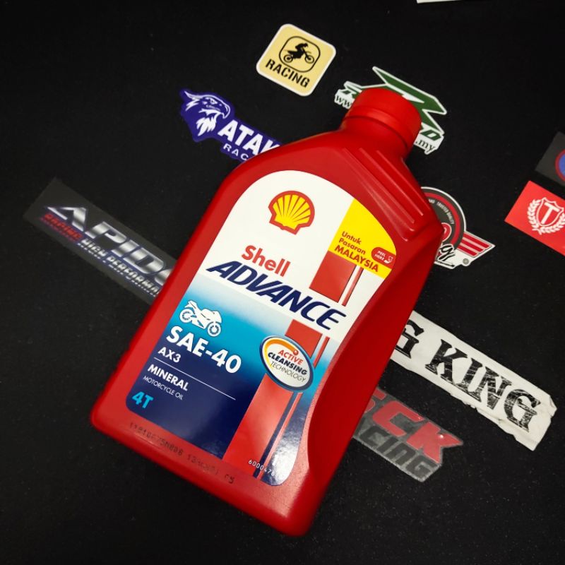 SHELL AX3 SAE40 MINERAL | Shopee Malaysia
