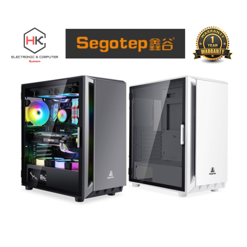 Segotep Gank 5 ATX RGB Gaming Casing (BLACK) | Shopee Malaysia