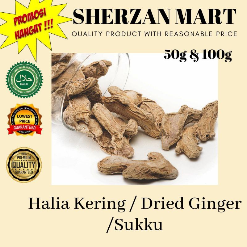 Halia kering / Dried Ginger / Sukku - 50g &100g | Shopee Malaysia