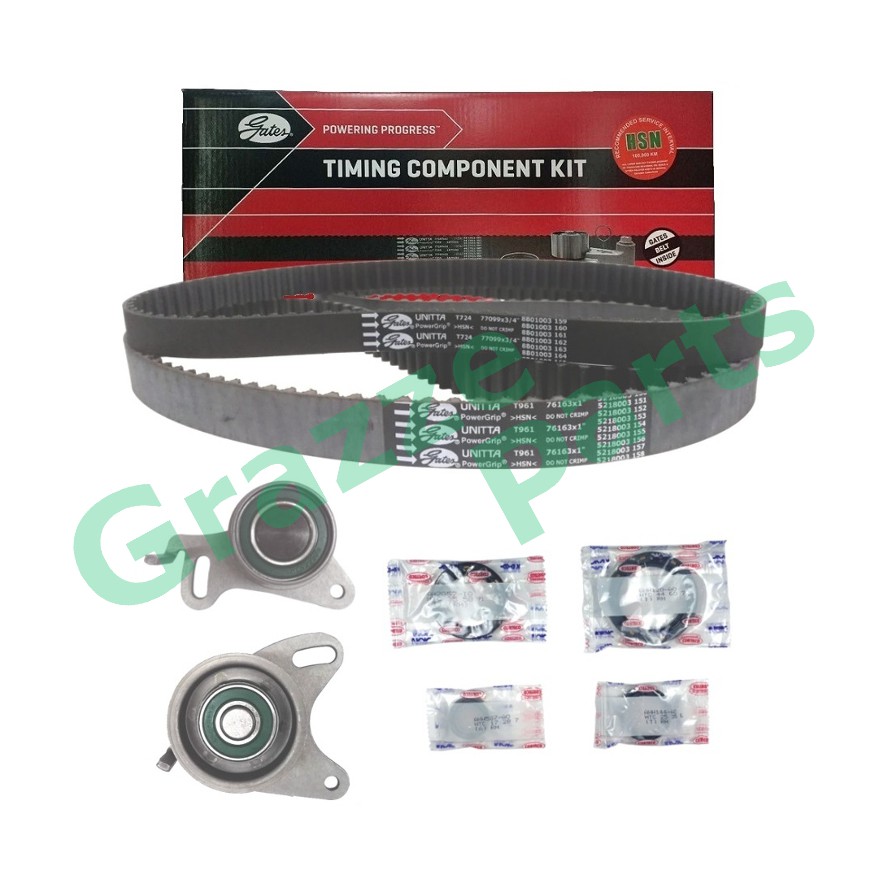 Gates Timing Belt Kit Set For Mitsubishi Pajero Storm Triton Lite 2wd