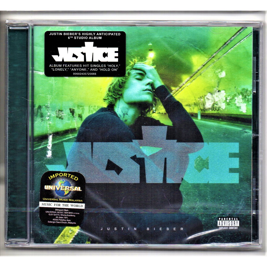 Justin bieber - Justice ( Imported CD ) | Shopee Malaysia