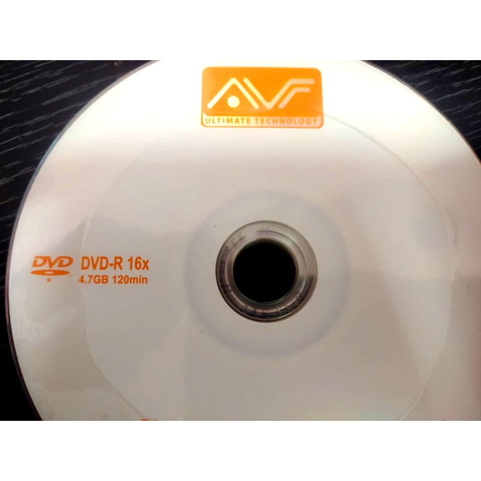 AVF DVD-R Recordable Media 4.7Gb 120Min 1~16X DVDR DVD Disc Disks 10pcs ...