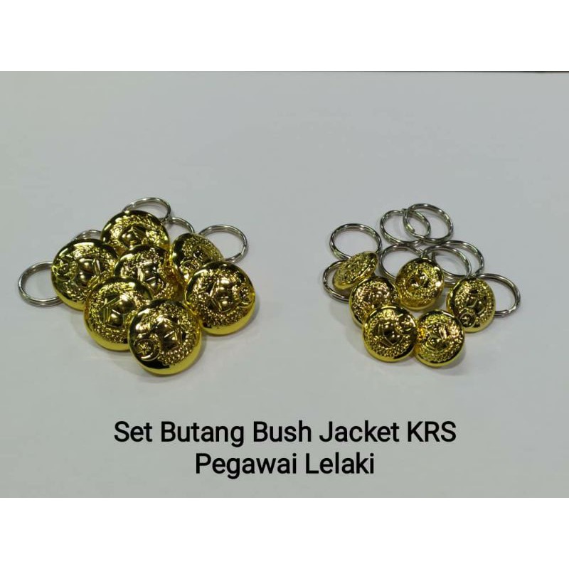 [SET BUTANG BUSH JACKET] Set Butang Guru Bush Jacket Kadet Remaja ...