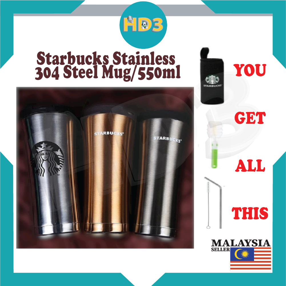 [READY STOCK] Starbucks flask tumbler flask Stainless steel 304 flask ...