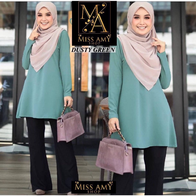 🔥SALE🔥 BLOUSE MUSLIMAH PLAIN NURSING & WUDUK FRIENDLY [ BAJU MUSLIMAH ...
