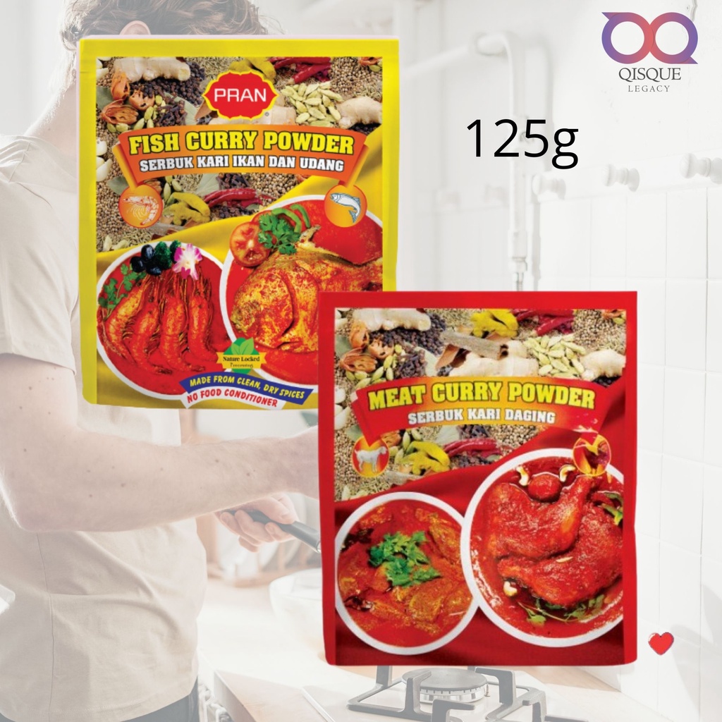 PRAN Fish Curry Powder / Meat Curry Powder 125g | Shopee Malaysia