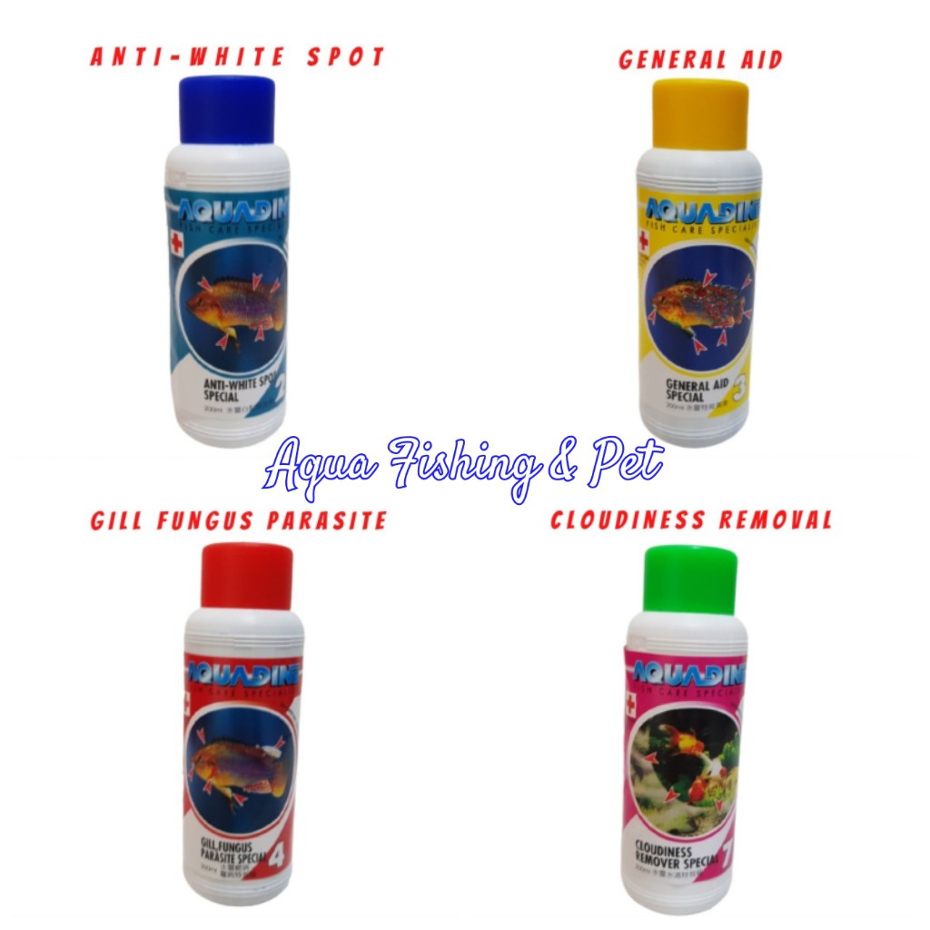 Aquadene Fish Tank Medication/ Ubat Rawatan untuk ikan 200ml | Shopee ...