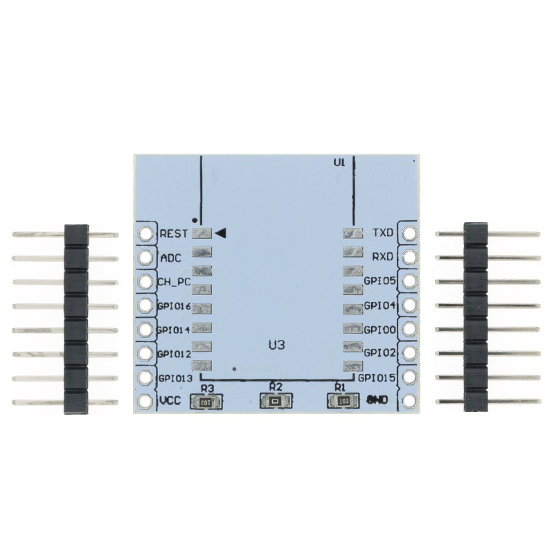 ESP8266 serial WIFI module adapter plate Applies to ESP-07, ESP-12E,ESP ... ESP8266 serial WIFI module adapter plate Applies to ESP-07, ESP-12E,ESP ...