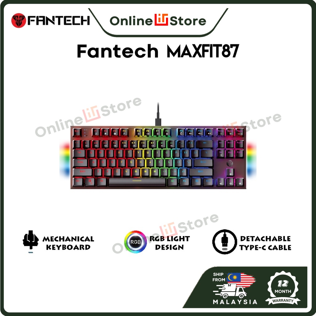 Fantech MK856 MAXFIT87 / MK855 MAXFIT108 Customizeable Full Size ...