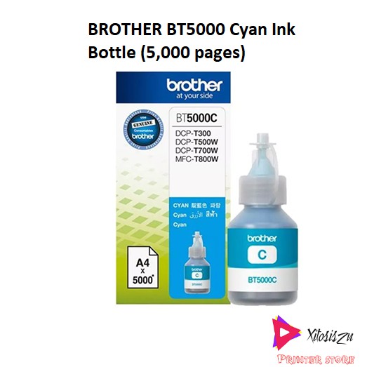 BROTHER BT5000 Cyan Ink Bottle (5,000 pages) | Shopee Malaysia