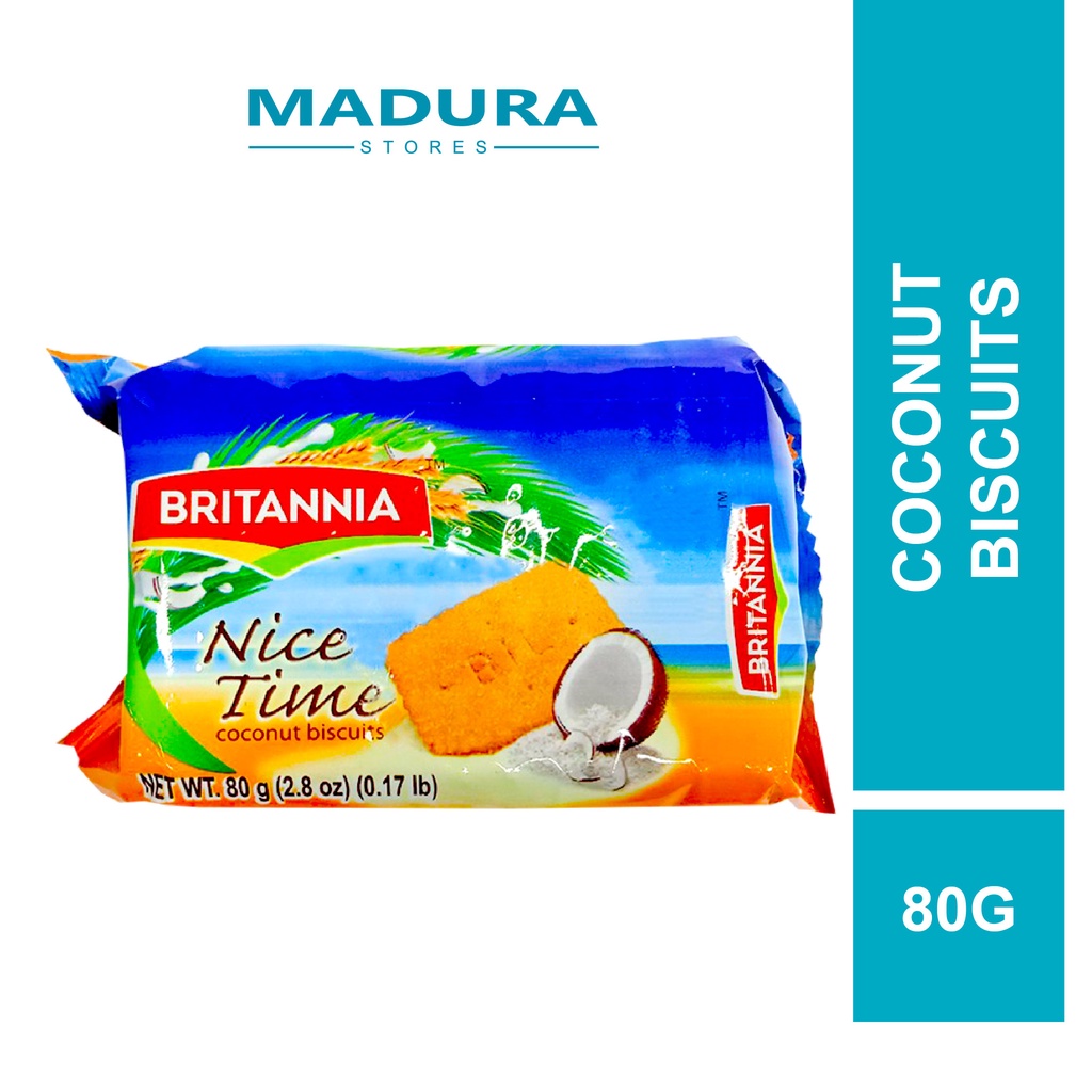 Britannia Nice Time Coconut Biscuits 80g | Shopee Malaysia