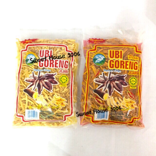 Cap Dua Angsamax 600g Kerepek Ubi Goreng Jejari Original Pedas Jajan ...