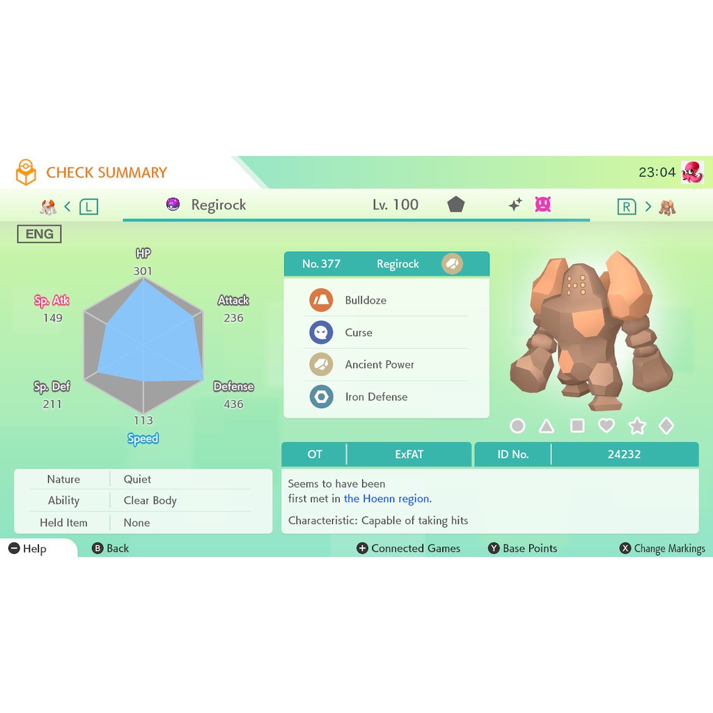 Pokemon Sword and Shield | Shiny Regirock | Shopee Malaysia