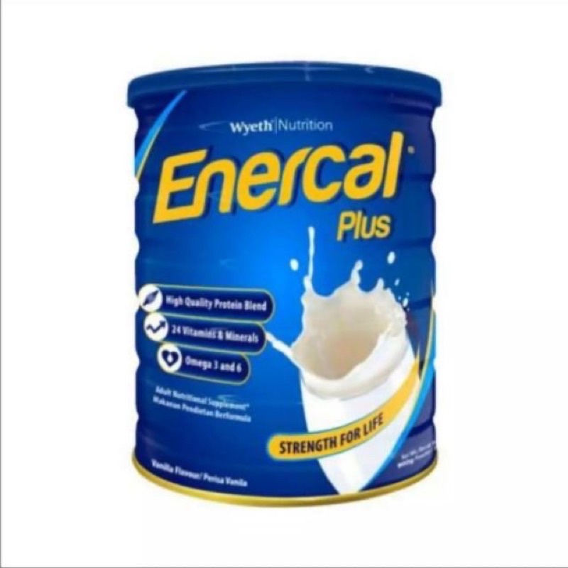 [READY STOCK] Enercal Plus Vanila 400g E:2/25 ENERCAL 400G | Shopee ...