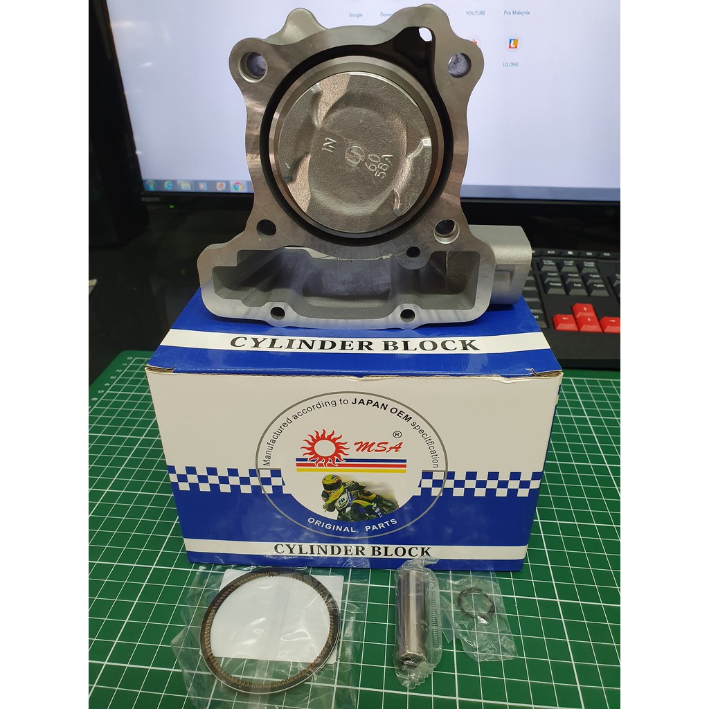 HONDA RS150 60MM RACING BLOCK [MSA] *MY MOTOR PARTS* | Shopee Malaysia