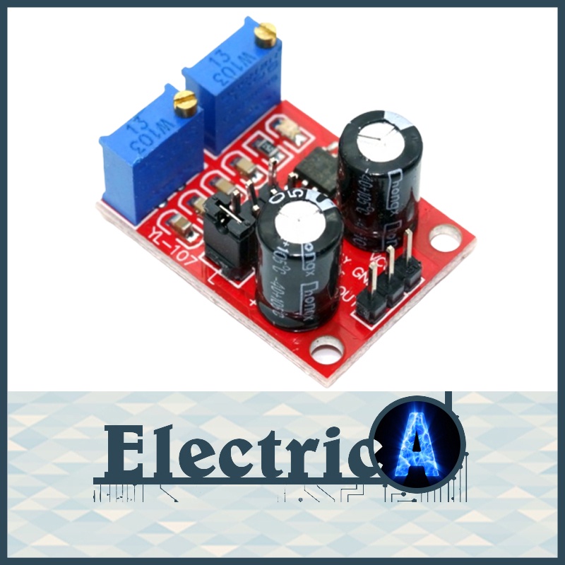 NE555 Timer Adjustable (Pulse Frequency & Duty Cycle) Generator Clock ...