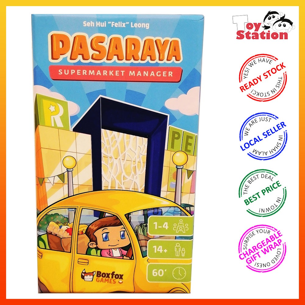 ORIGINAL Pasaraya : Supermarket Manager Malaysian Board Game Set by ...