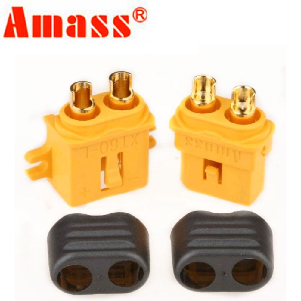 XT60-L Battery Connector, Male/Female W/ Locker (Pair) AXT60L | Shopee ...