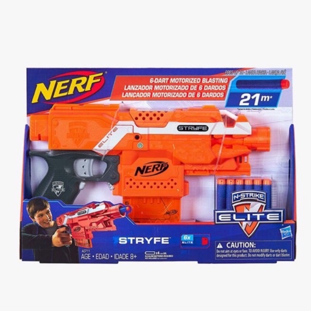 [serious] NEW Nerf Elite Stryfe Motorized Flywheel Foam Blaster ...
