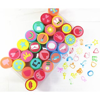 Cute Chop Stamp Children Kids Reward Stamp Assorted Cartoon Random ...