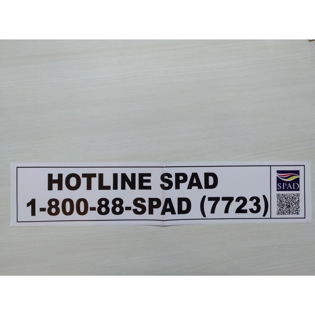 Inspaction Lorry Sticker (SPAD) | Shopee Malaysia