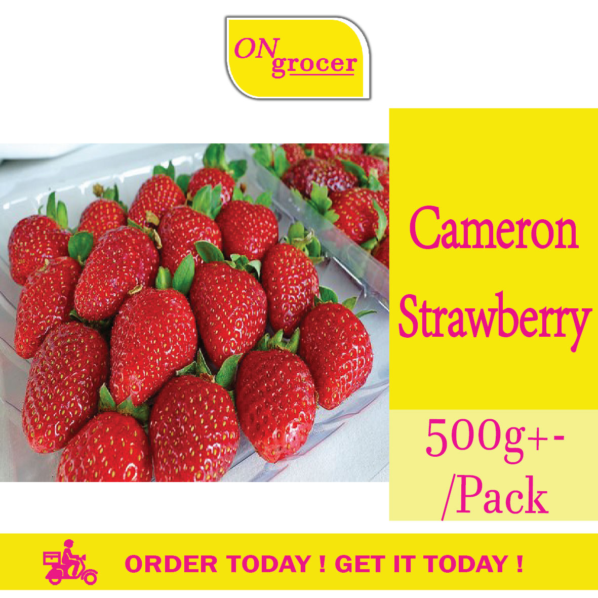 A0333 - Cameron Strawberry - 500G+-/ Pack | Shopee Malaysia
