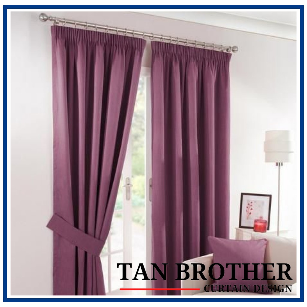 contoh langsir warna purple - Nathan Metcalfe