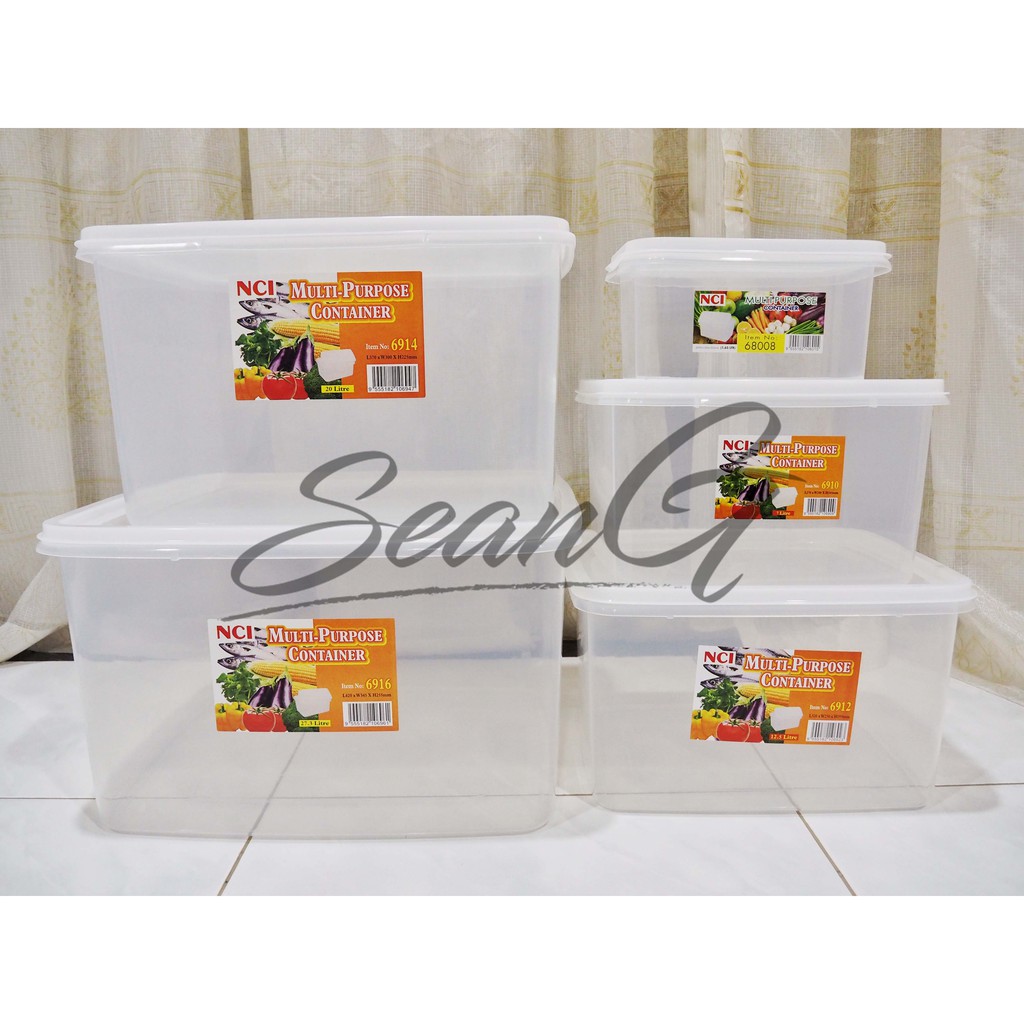 [Ready Stock] NCI Multipurpose Container(deep) / Rectangular Food ...