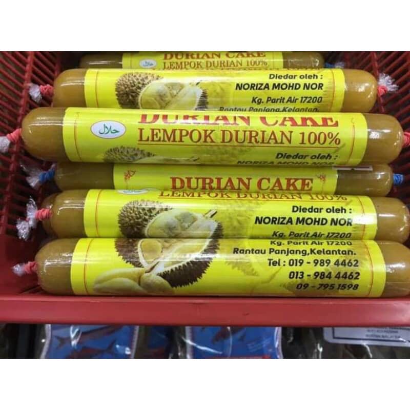 LEMPOK DURIAN / DURIAN CAKE ORIGINAL FROM KELANTAN 💯 | Shopee Malaysia