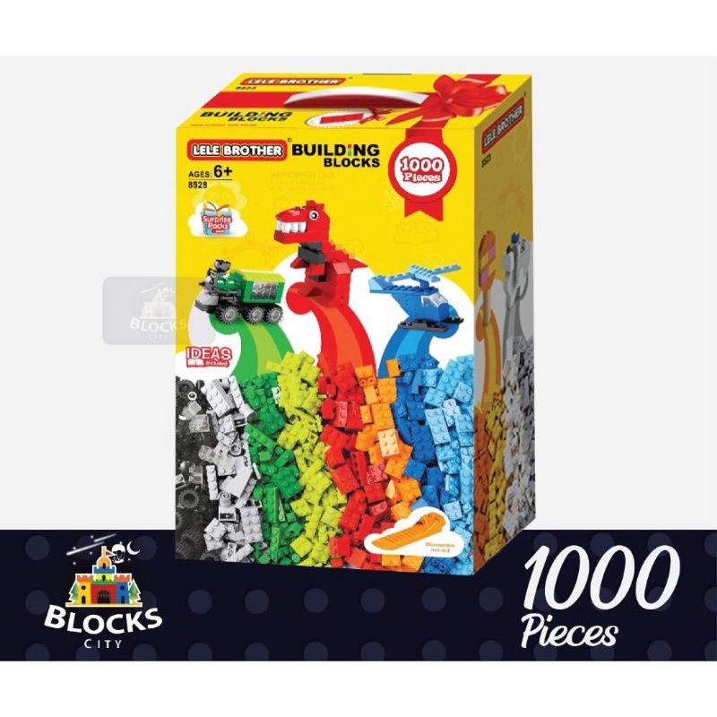( Blocks City ) LELE BROTHER Building Blocks 1000 Pieces | Shopee Malaysia