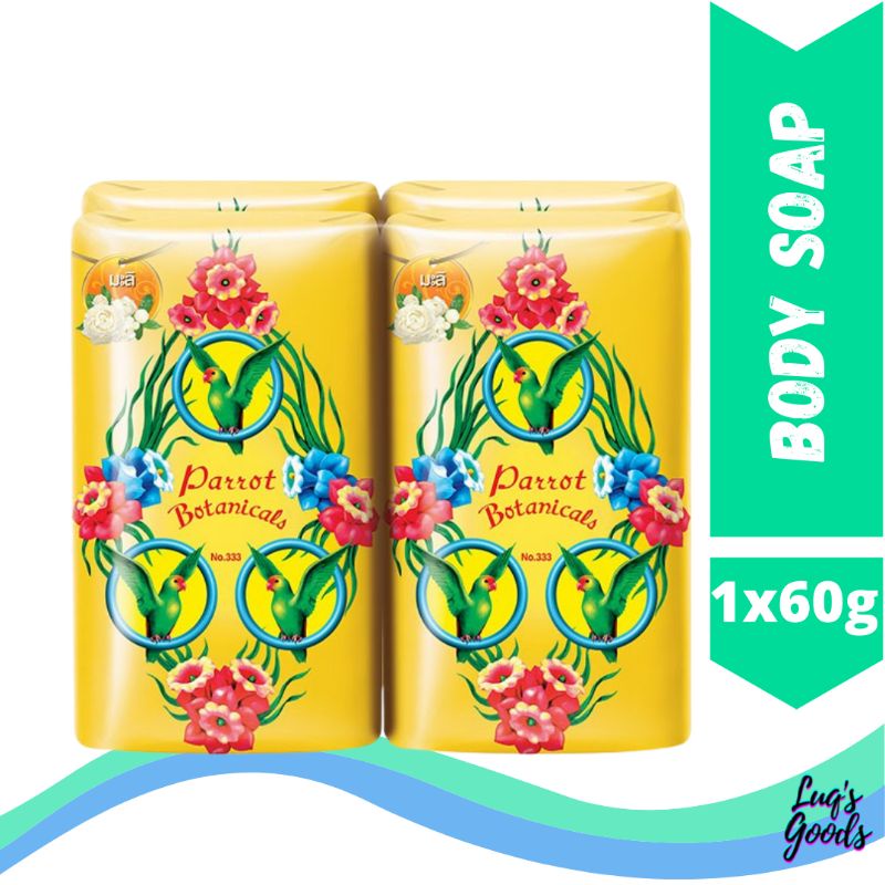 PARROT BOTANICAL SOAP | SABUN CAP BURUNG | POPINJAY kuning | 3 biji ...