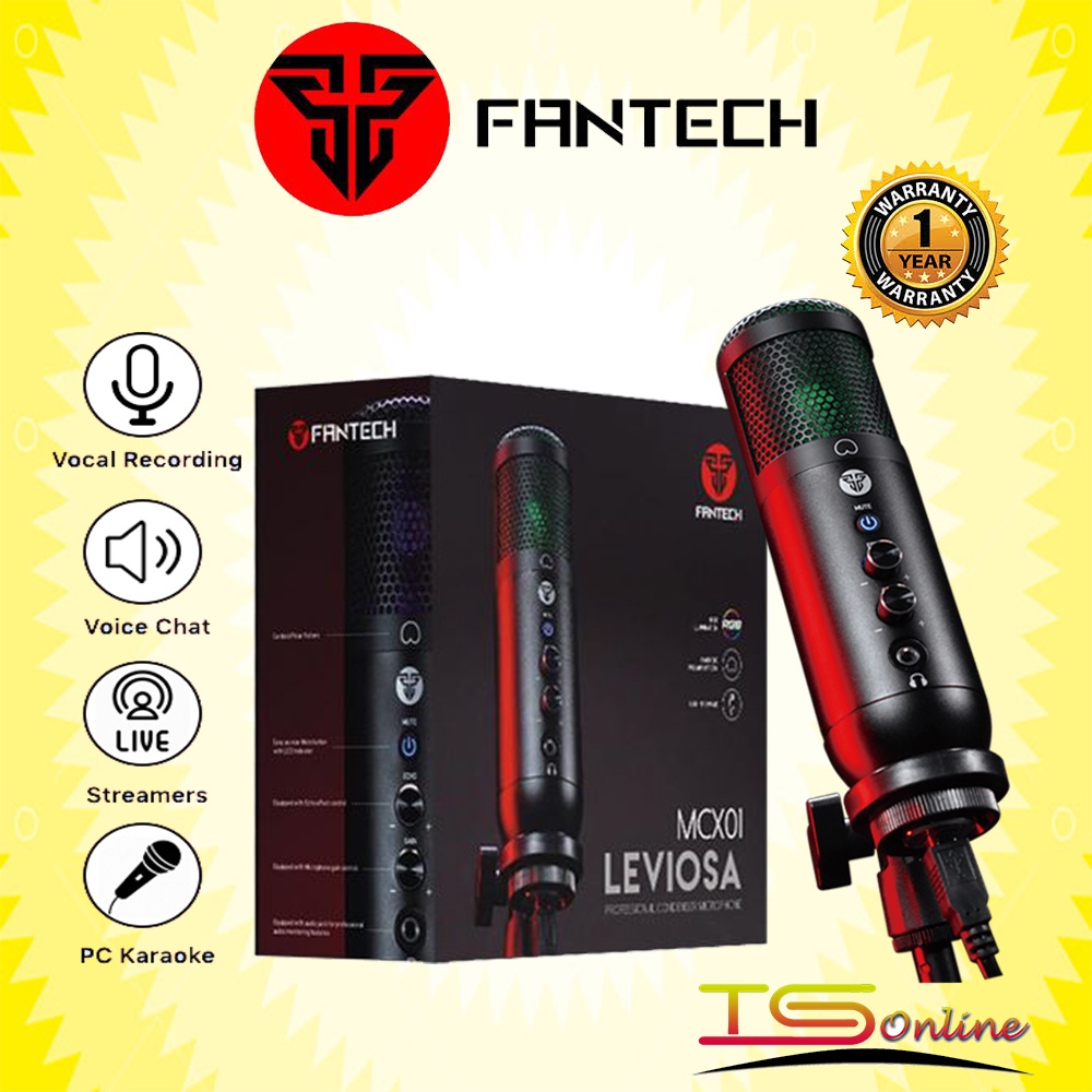 Fantech Professional MCX01 USB MIC Leviosa USB Microphones For Computer ...