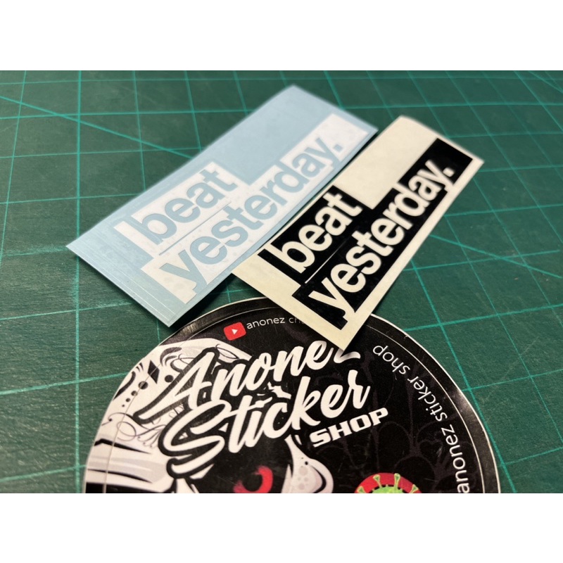 Sticker Beat Yesterday (plot/sticker potong) | Shopee Malaysia