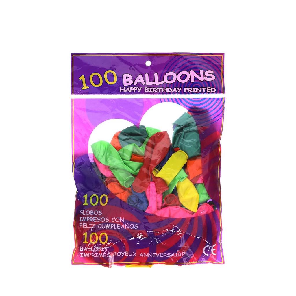 Colorful Balloon (100 pcs) | Shopee Malaysia