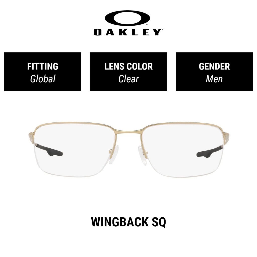 Oakley Wingback SQ Glasses - Male (54/56 mm) OX5148 514805 | Shopee ...