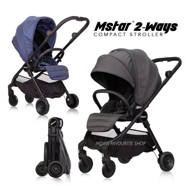 ORIGINAL MSTAR 2 WAY ULTRA SLIM COMPACT STROLLER 2020 NEW VERSION ...