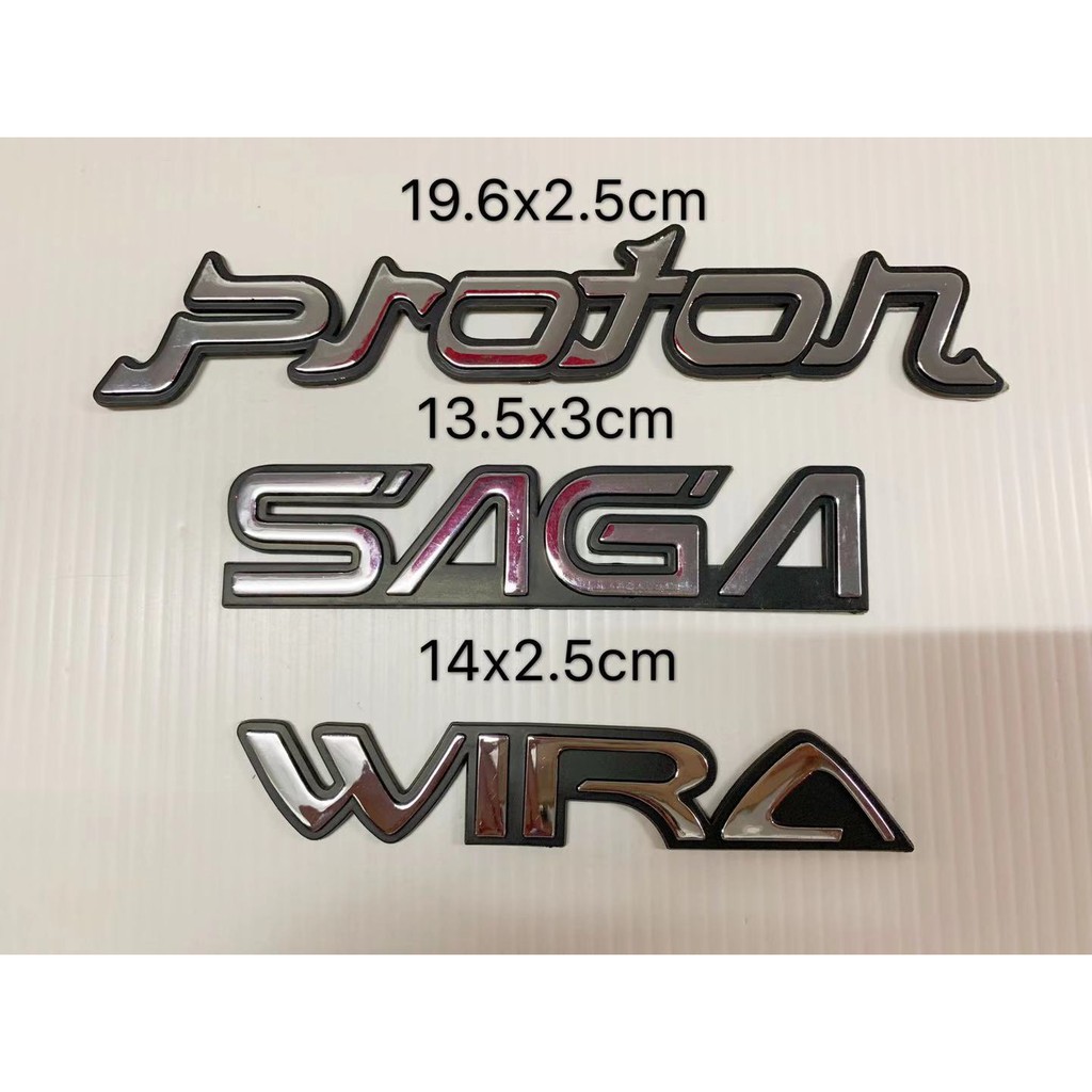 PROTON SAGA WIRA EMBLEM LOGO | Shopee Malaysia