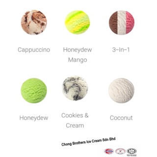 Polar Ice Cream 6 litre per tub flavour Frozen Snack Aiskrim | Shopee ...