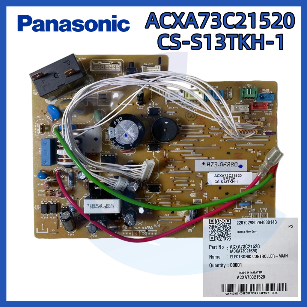 PANASONIC IC Board PCB Indoor Control Board CS-S13TKH-1 CS-S10TKH-1 ...