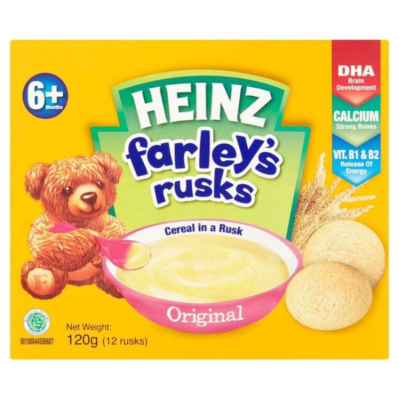 Heinz Farleys Baby Rusk - Original (120g) | Shopee Malaysia