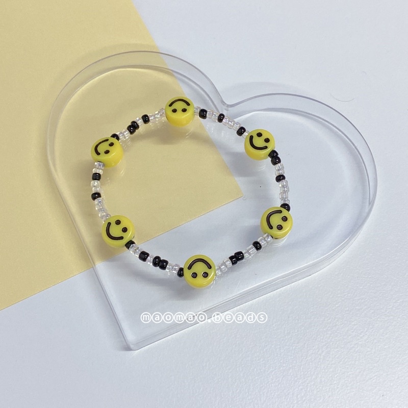 izone wonyoung smiley bracelet handmade korean inspo kpop aesthetic ...