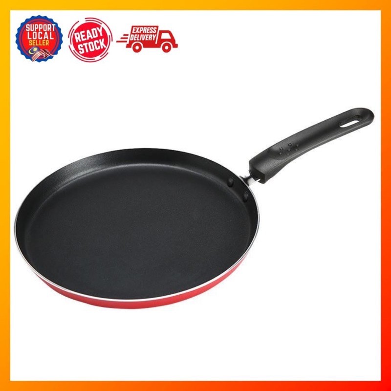 🔥2.2 Sale🔥 Non Stick Pizza Pan 28cm With Induction Base Kuali Leper Non ...