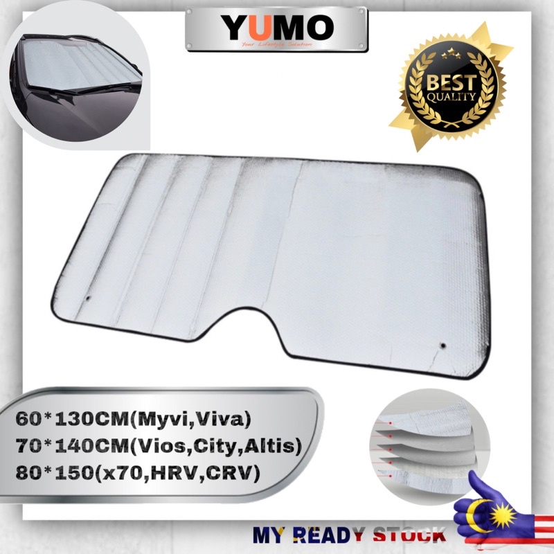 60cm/70cm/80cm Car Sunshade Auto Car Front Sunshade car front rear ...