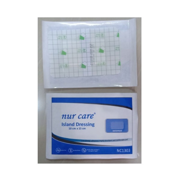 Wound Dressing Plaster Waterproof 10cm x 15cm (Plaster Luka) | Shopee ...