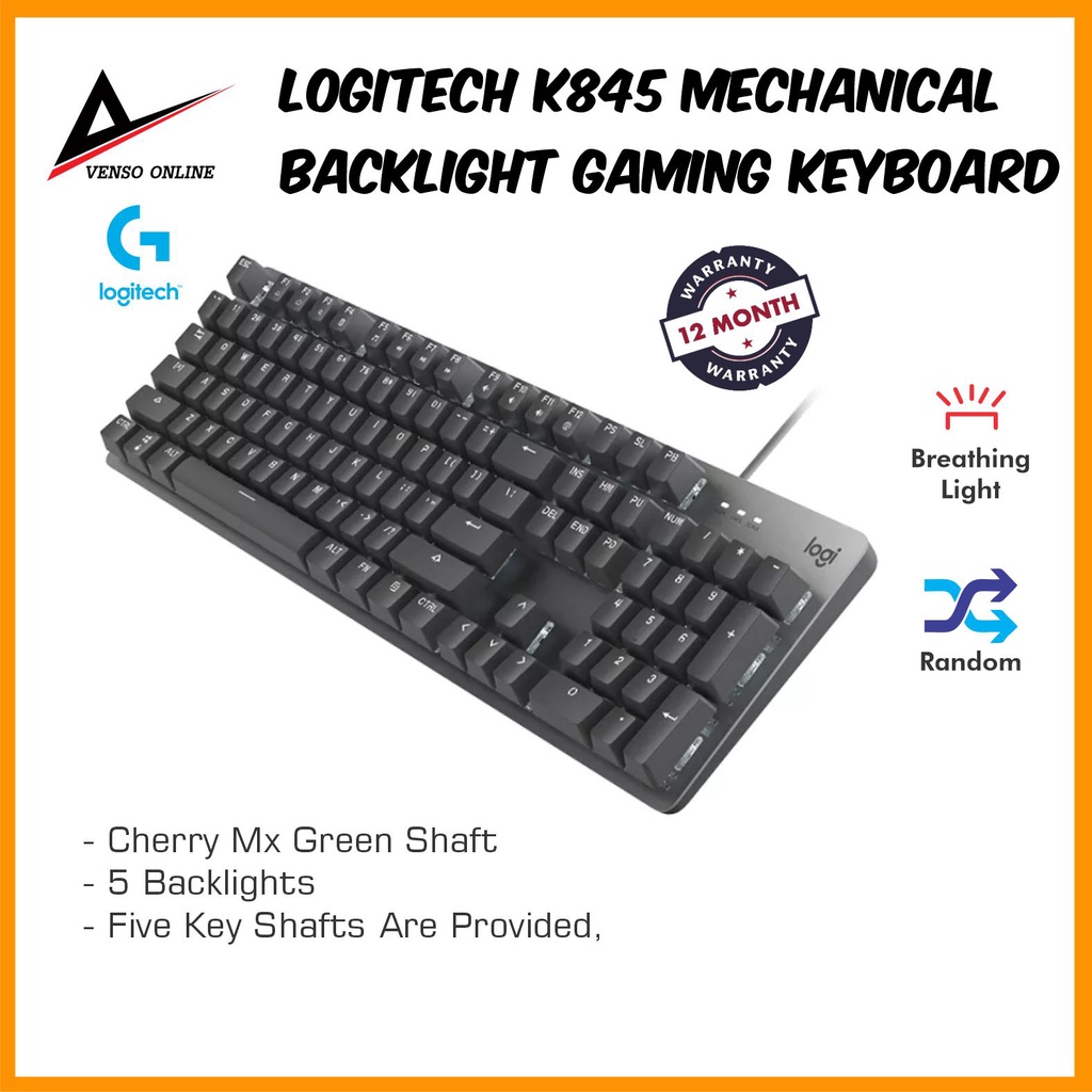 Logitech K845 Mechanical Backlight Gaming Keyboard - Red/Blue/Brown ...