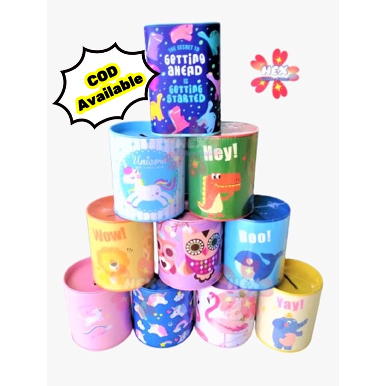 (Local Ready Stock) Tabung Simpanan Duit Saving Coin Money Box Bank ...