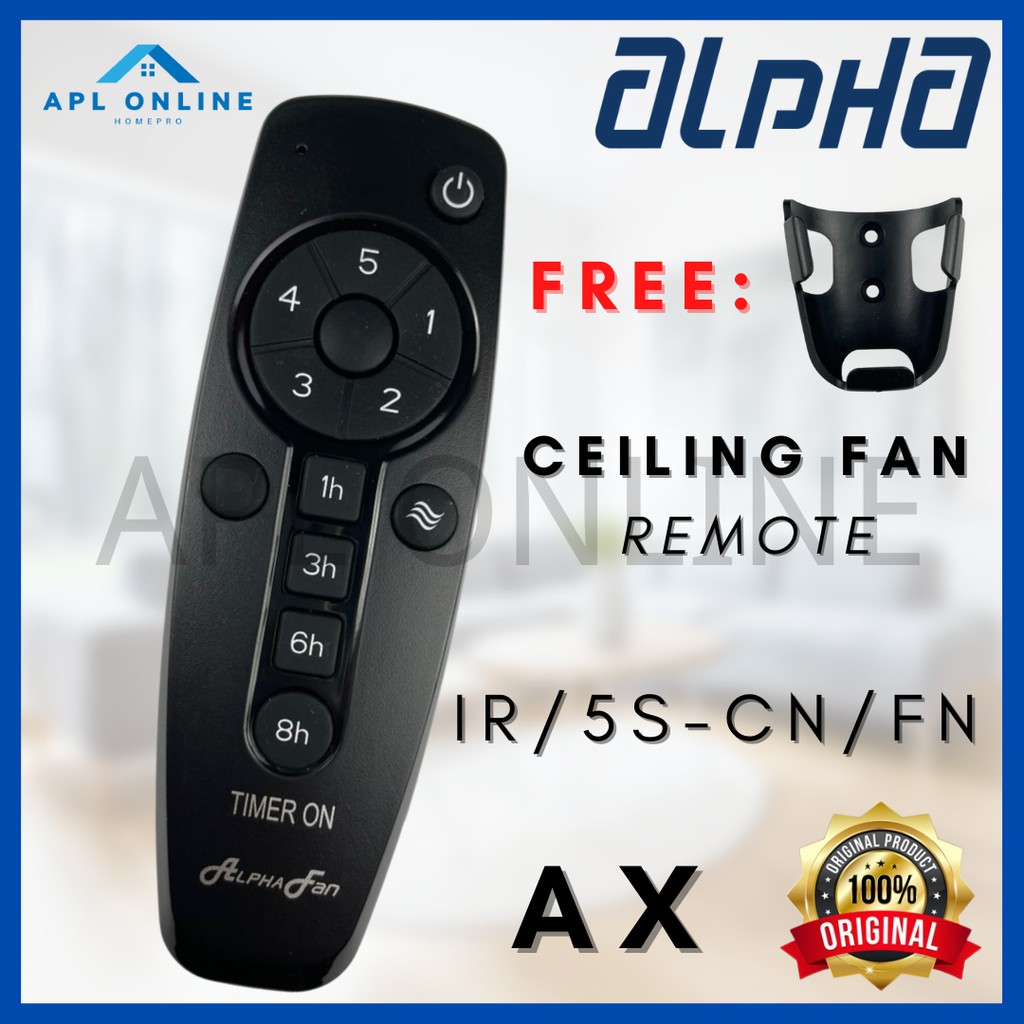 Alpha Cosa Ceiling Fan Remote Control AX Series and AF Series | Shopee ...